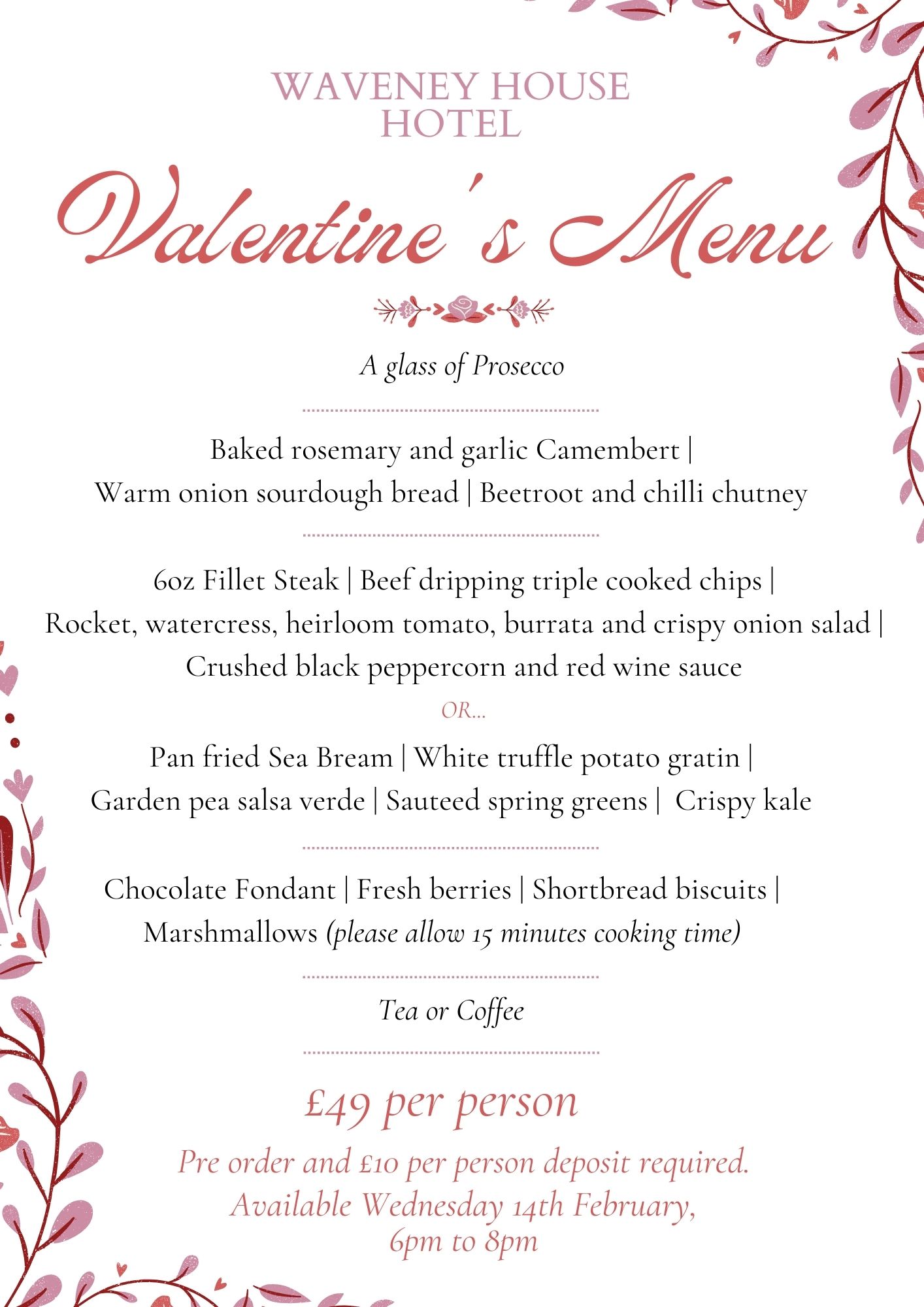 Latest Events – Waveney House Hotel